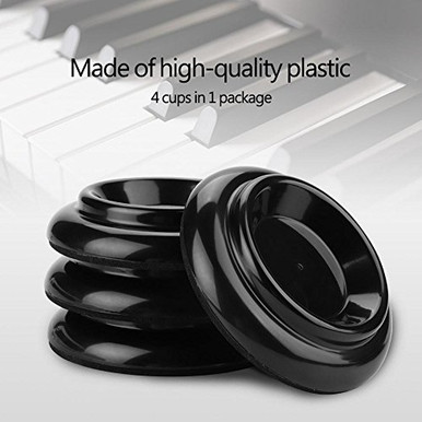 Junluck Piano Foot Pads Piano Caster Cups Lightweight Anti-Noise Non ...