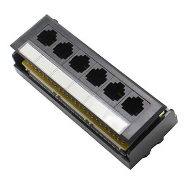 Yankok -CAT6 6 Port Replace Patch Panel- Unshielded with Coded T568A B ...