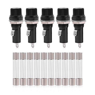 Fuse Holder Socket 5pcs Electrical Terminal Panel Mounted Fuse Holder ...
