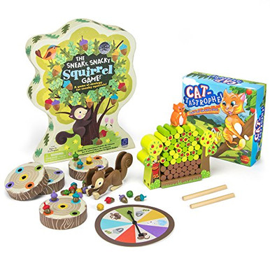 Sneaky Snacky Squirrel Game and Cat-tastrophe! Family Board Games ...
