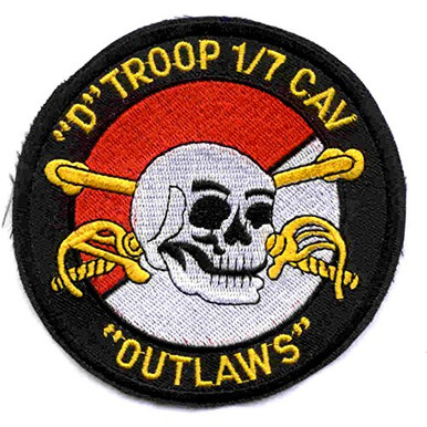 1st Squadron 7th Air Cavalry Aviation Attack Regiment Delta Troop Patch ...