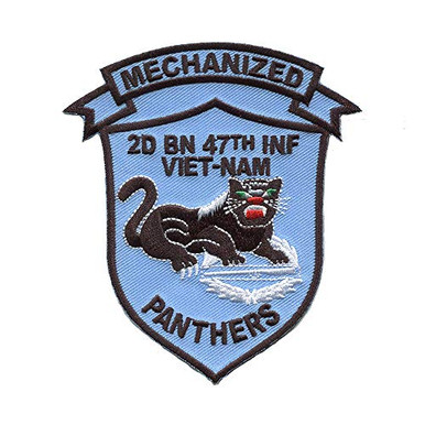 2nd Battalion 47th Infantry Regiment Patch Mechanized Viet-Nam Panthers ...