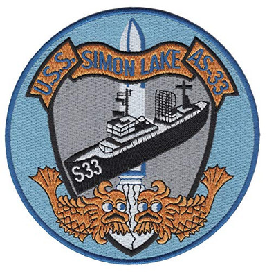 USS Simon Lake AS-33 Large Patch - Warehousesoverstock