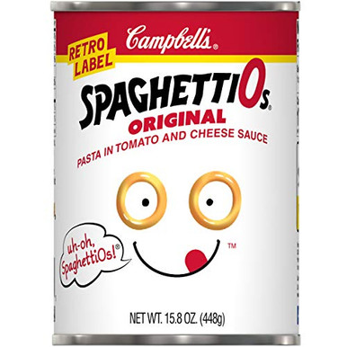 Campbell s SpaghettiOs Canned Pasta Throwback Label Original 15.8 oz ...