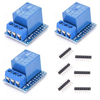 HiLetgo 3pcs 5V Mini Relay Shield 5V Relay Module 1 Channel 5V Relay ...