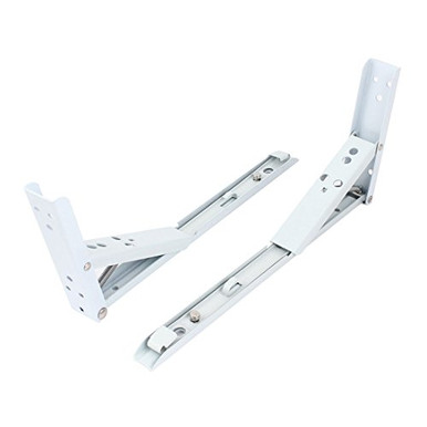 uxcell 12-inch Wall Mounted Spring Loaded Folding Shelf Support ...