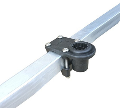 Brocraft 1-1 4 inch Square Rail Mount Round Rail Mount Pontoon Boat Rod ...