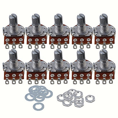 BQLZR B25k 16mm Base Dia 15mm Shaft Mini Pot Guitar Volume ...