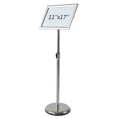 AboutDisplay Adjustable Pedestal Poster Stand with Rotating & Tilting ...