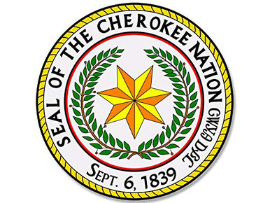 Magnet 4x4 inch Round Seal of The Cherokee Nation Sticker -Decal Tribe ...