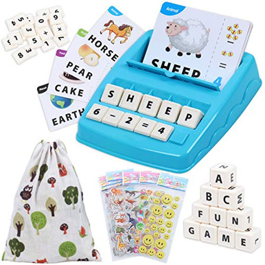 WINDUDU Matching Letter Number Game for Kids Alphabet Reading Spelling ...