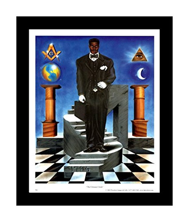 Jay The Ultimate Climb African American Freemason -10x8 inches - Framed ...