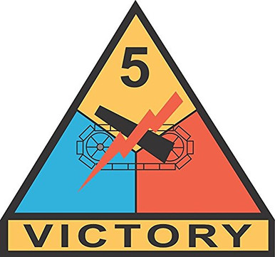 MAGNET US Army 5th Armored Division Patch 11.75 Inch Magnetic Sticker ...