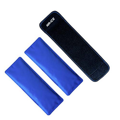 Foot and Ankle Gel Ice Pack for Pain Relief Adjustable Brace Reusable ...