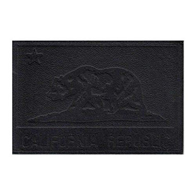 California Flag Morale Patch Premium Leather Velcro Backing Attach to ...