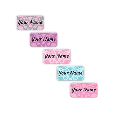 70 Personalized Waterproof Labels for Clothing Light Rococo Theme - No ...
