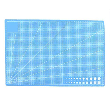 Pssopp Cutting Mat A3 Grid Lines PVC Cutting Mat Self-Healing Non-Slip ...