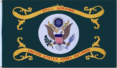 NationalCountryFlags Tradewinds US Army Retired 3x5 Flag New 3 x 5 ...