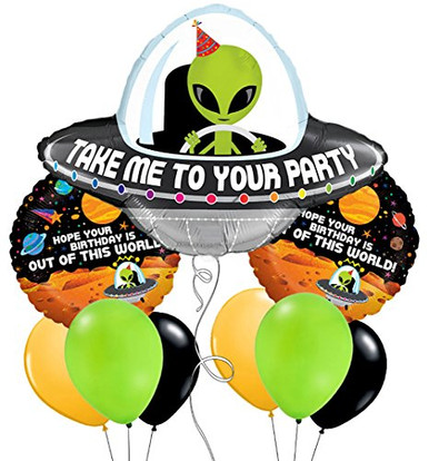 Custom, Fun & Cool 9 Pack of Helium & Air Inflatable Mylar/Latex ...