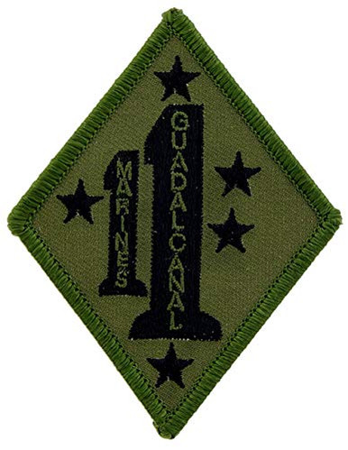 United States Marines Corps USMC 1st Marines Patch with Iron-On ...