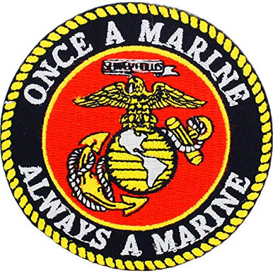 United States Marine Corps USMC Once A Marine Always A Marine Patch ...