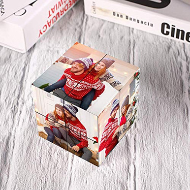 SOUFEEL Photo Cubes for Pictures Photo Frame Rubik s Cube Multi Picture ...