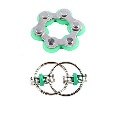 Flippy Chain Fidget Toy Stainless Steel Bike Chain Fidget Toy Relieves ...