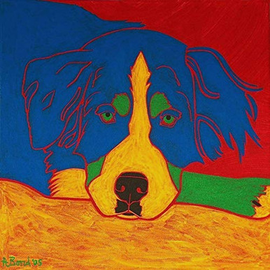 Berner Dog 6 inch X 6 inch Tile Art Bernese Mountain Dog Pop Art - by ...