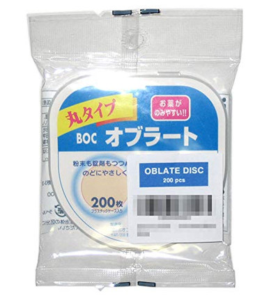 Oblate Disc Wafer - Disc Type w English instructions 200 pcs ...