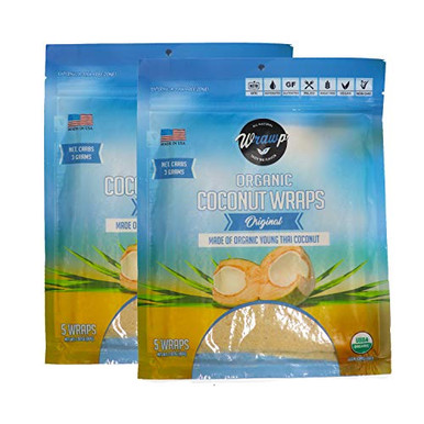 Organic Coconut Wraps Coco Nori Original Raw Vegan Paleo Gluten Free ...