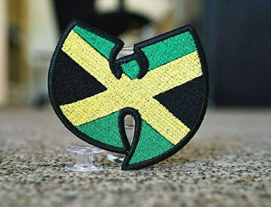 Wu-Tang Jamaican Flag Reggae 90s Hip Hop Rap Patch - Warehousesoverstock