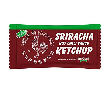 Huy Fong Sriracha Tomato Ketchup Packets 100 - 8 gram - Warehousesoverstock