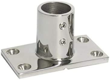 ISURE MARINE Stainless Steel Boat Rectangular Base Boat Handrail ...