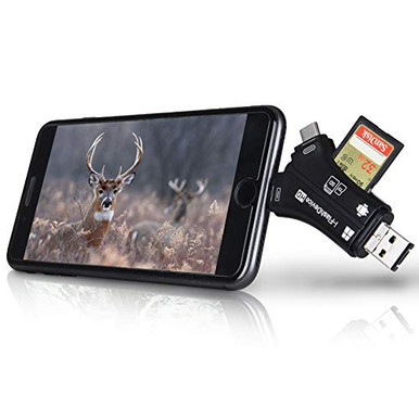 Trail Camera Viewer SD Memory Card Reader Real Tree Edge Camo Black 4 ...