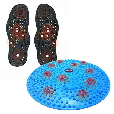Reflexology Acupressure Foot Therapy Disc and Shiatsu Massaging ...