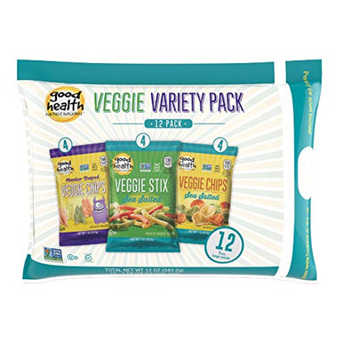 Good Health Veggie Snack Variety Pack 1 oz. Bags 72 Count Tasty Snack ...