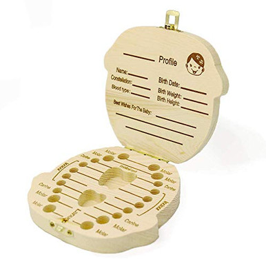 OYEFLY Baby Tooth Box Cute Children Tooth Container Personality Baby ...