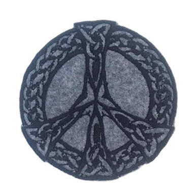 Celtic Knot Peace Sign Iron on Patch - Warehousesoverstock