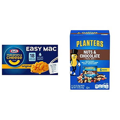 Kraft Easy Mac Original Flavor Macaroni and Cheese Meal 18 Pouches and ...