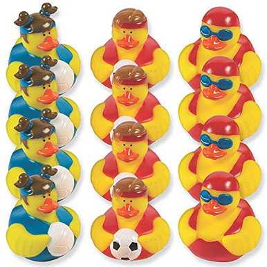 Fun Express Summer International Games Rubber Duckies 12 Count Great ...
