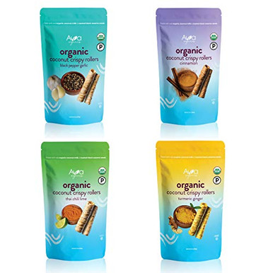 Ava Organics - Coconut Crispy Rollers - Variety Pack - Gluten Free ...