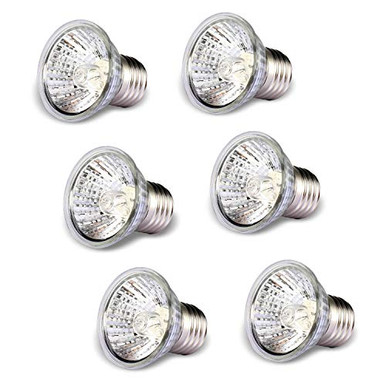 50W Sun Basking Lamp Full Spectrum Sunbathe Growing Bulbs Reptile Heat ...