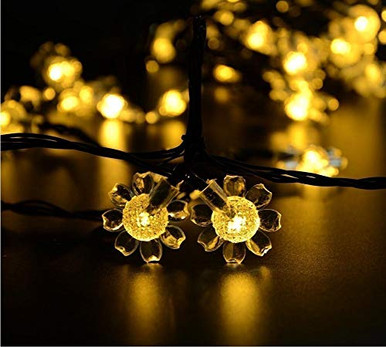 WONFAST Solar Sunflower Lights Waterproof 21ft 50LED Sunflowers Solar ...