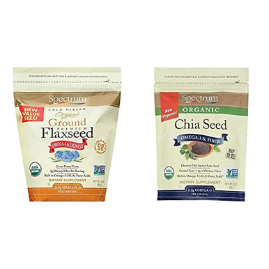 Spectrum Essentials Organic Ground Flaxseed 24 Ounce Pack of 1 and ...
