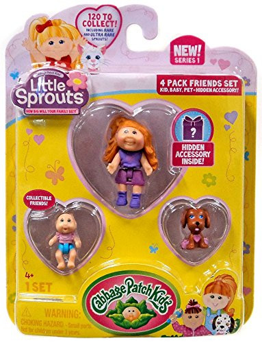 NEW Cabbage Patch Kids - Little Sprouts 4 Pack Friends Set - Style 5 ...