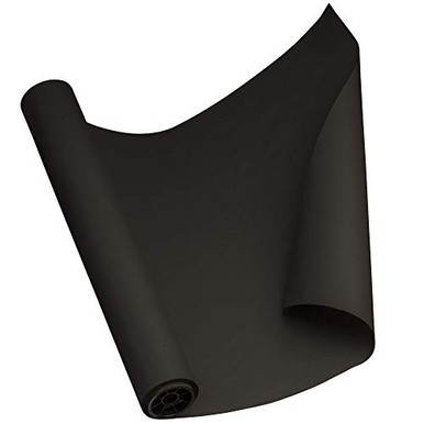 Black Paper Roll 18 by 1800 Inches 150 Feet - Use it as Black ...