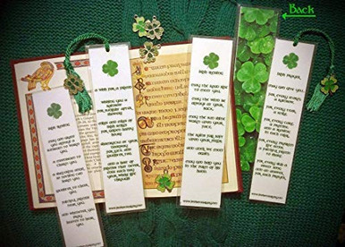 Irish Blessing Prayer Wish for Friend Celtic Photo Bookmark w Enamel 4 ...