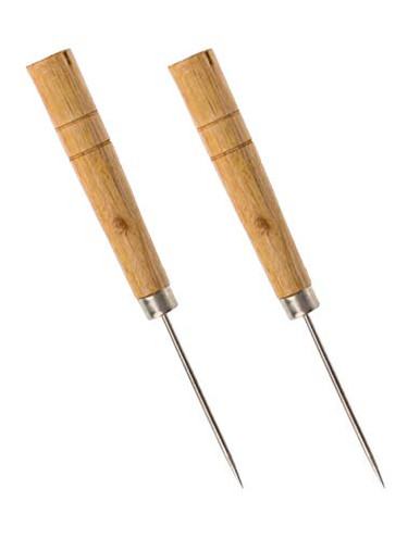 Wood Handle Scratch Marking Awl for Book - Pack of 2 - Awls for Leather ...