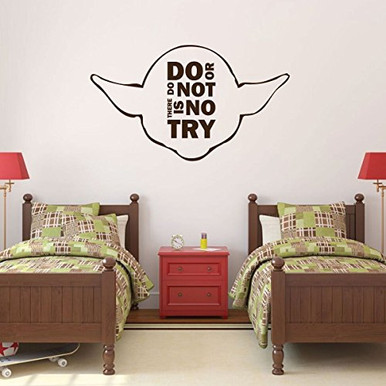 Yoda Quotes Wall Decals inch Do Or Do Not. There Is No Try inch - Star ...