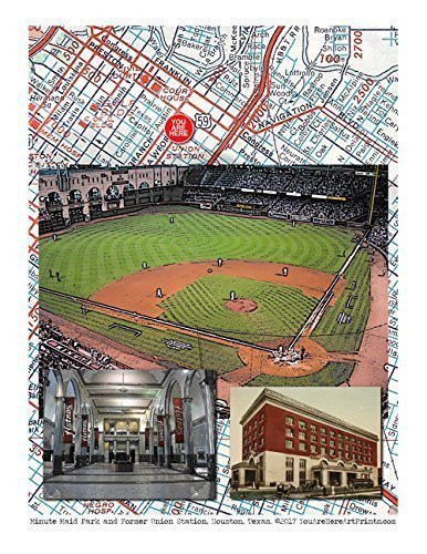 Baseball Minute Maid Park former Houston Union Station home of the 2017 ...